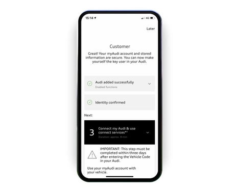 QR code > Verbinden & gebruik > Audi Nederland