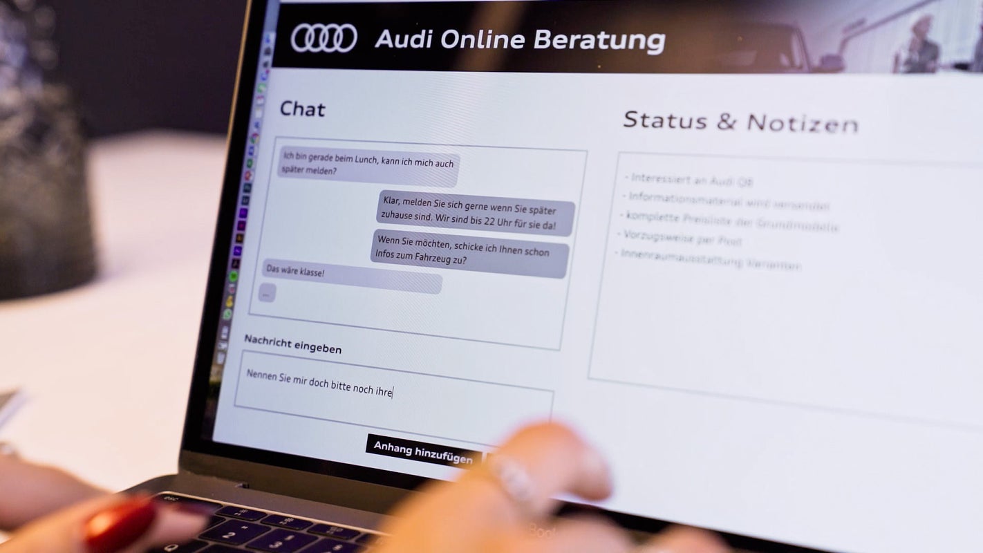 Audi Online Beratung | Audi Deutschland