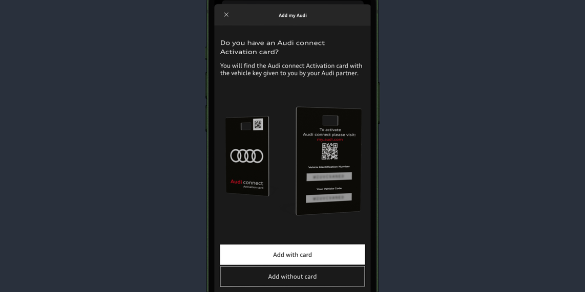FAQS QR Code Card > FAQS Touch screen > FAQs > Audi UK